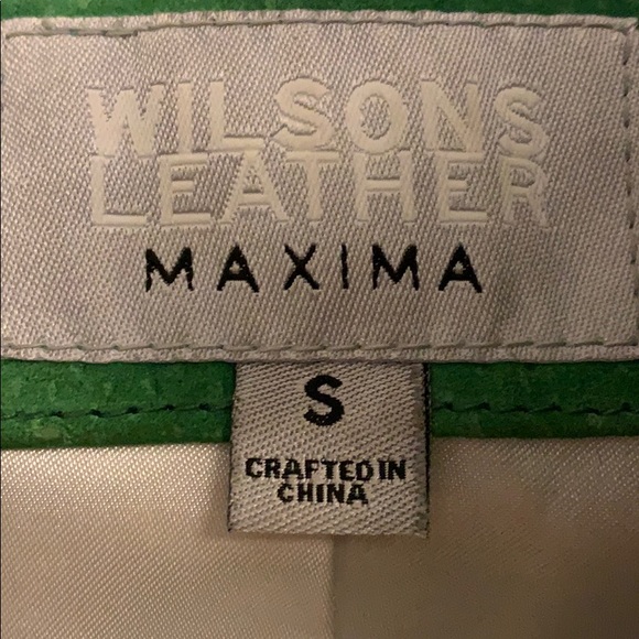 Wilsons Leather | Jackets & Coats | Authentic Wilsons Leather Green ...